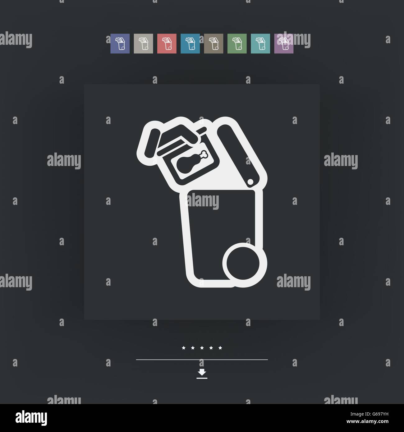 Fish recycling containers Stock Vector Images - Alamy