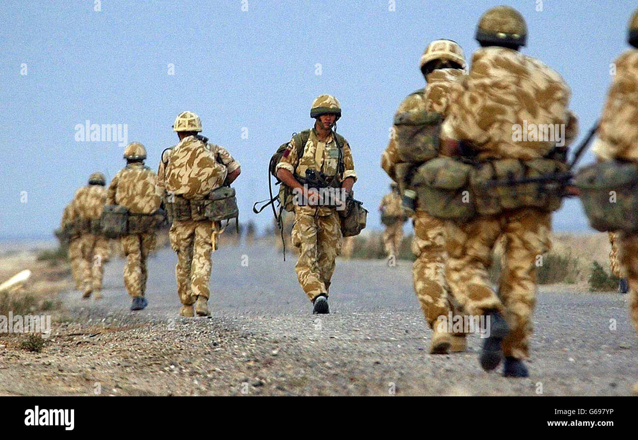 British Forces in Iraq Stock Photo - Alamy