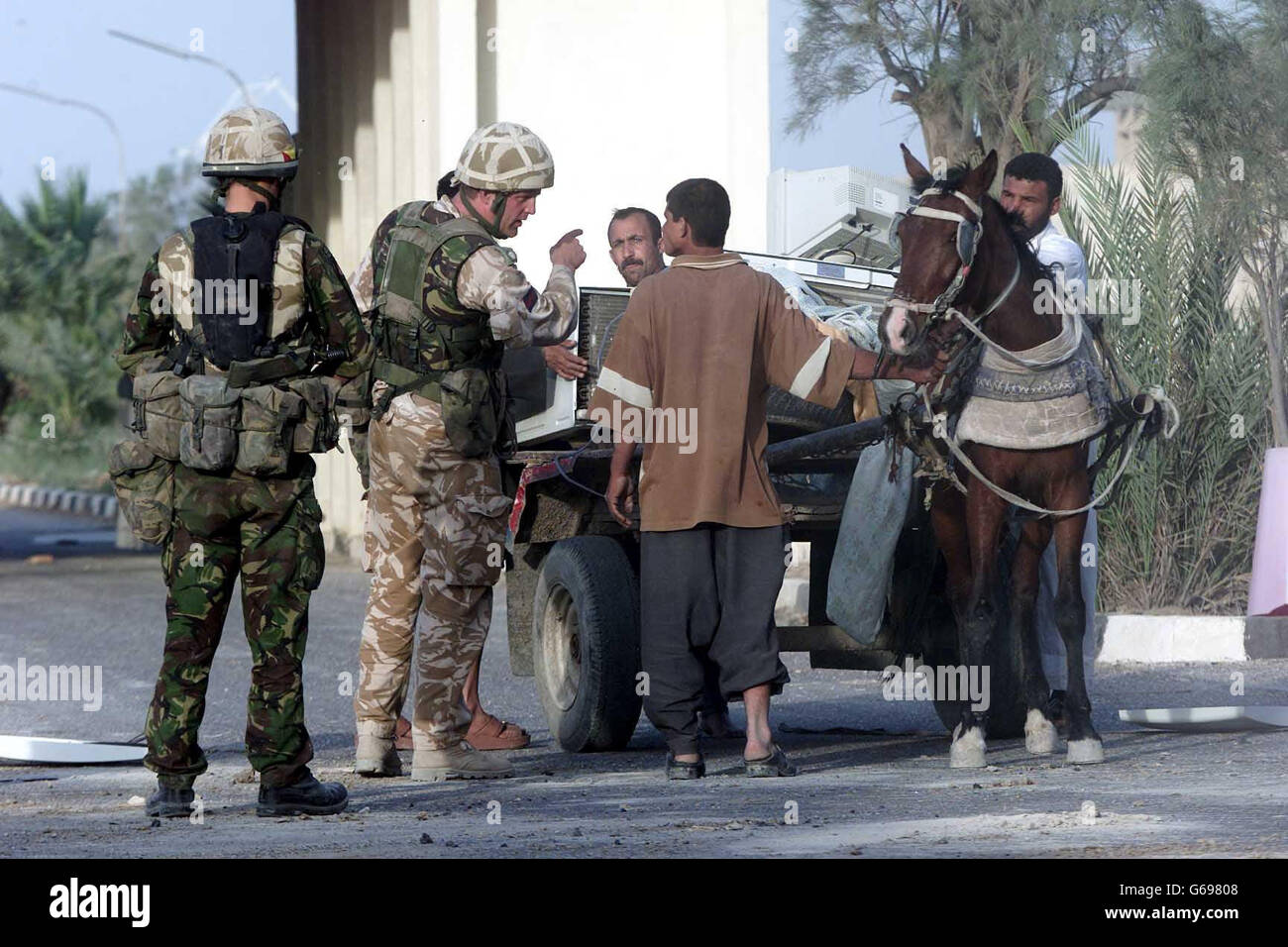 British Forces in Iraq Stock Photo - Alamy