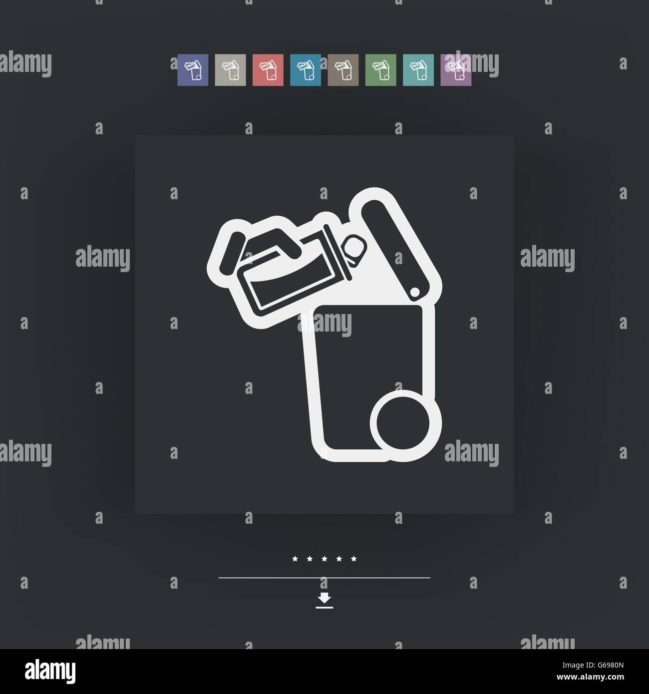 Aluminum can recycling symbol save hi-res stock photography and images ...