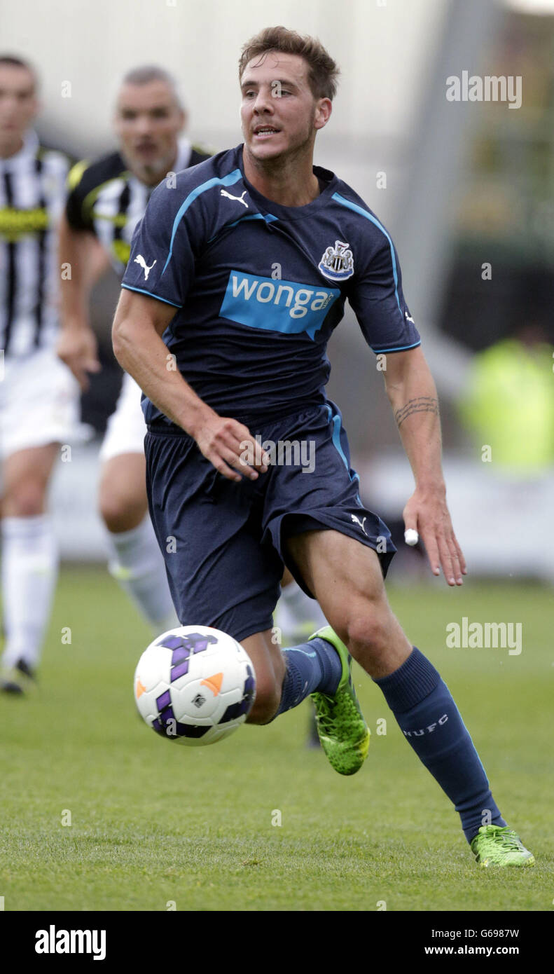 Newcastle uniteds dan gosling pre season friendly st mirren park hi-res ...