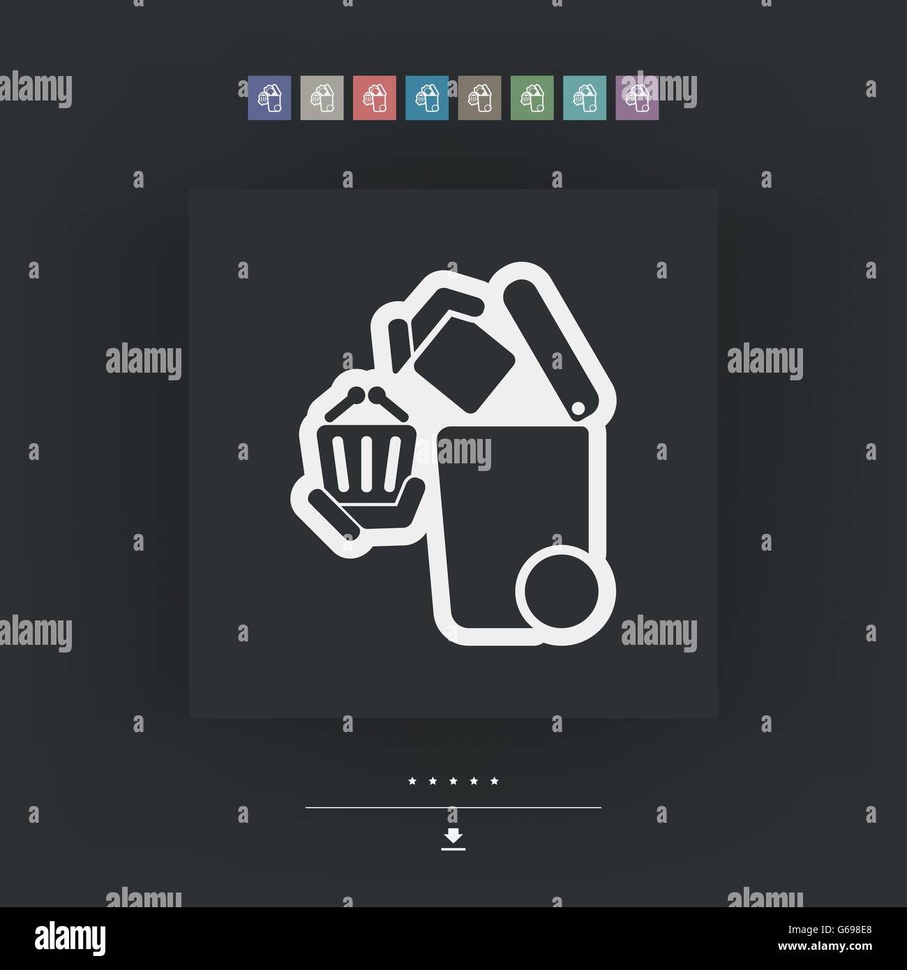 Separate waste collection icon Stock Vector Image & Art - Alamy