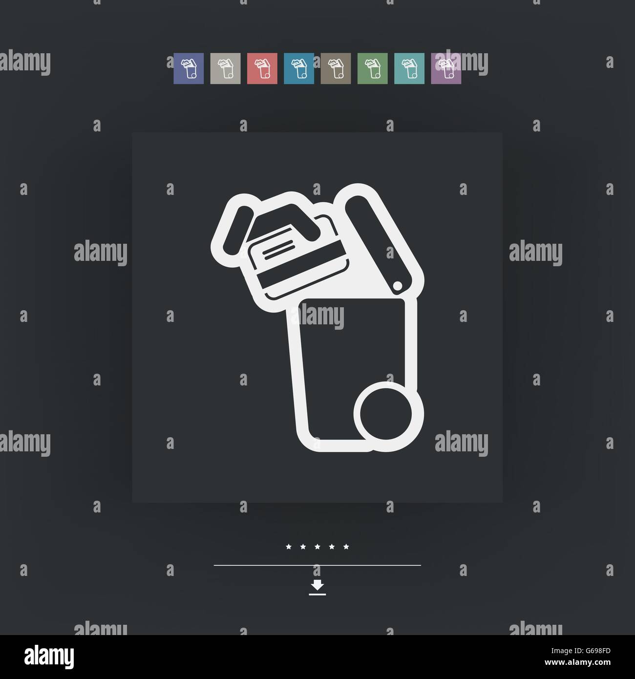 Identification card icon collection hi-res stock photography and images ...