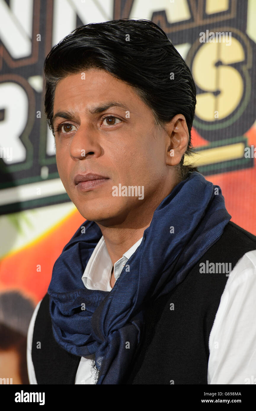 Shahrukh Khan at a press conference for the film 'Chennai Express' at ...