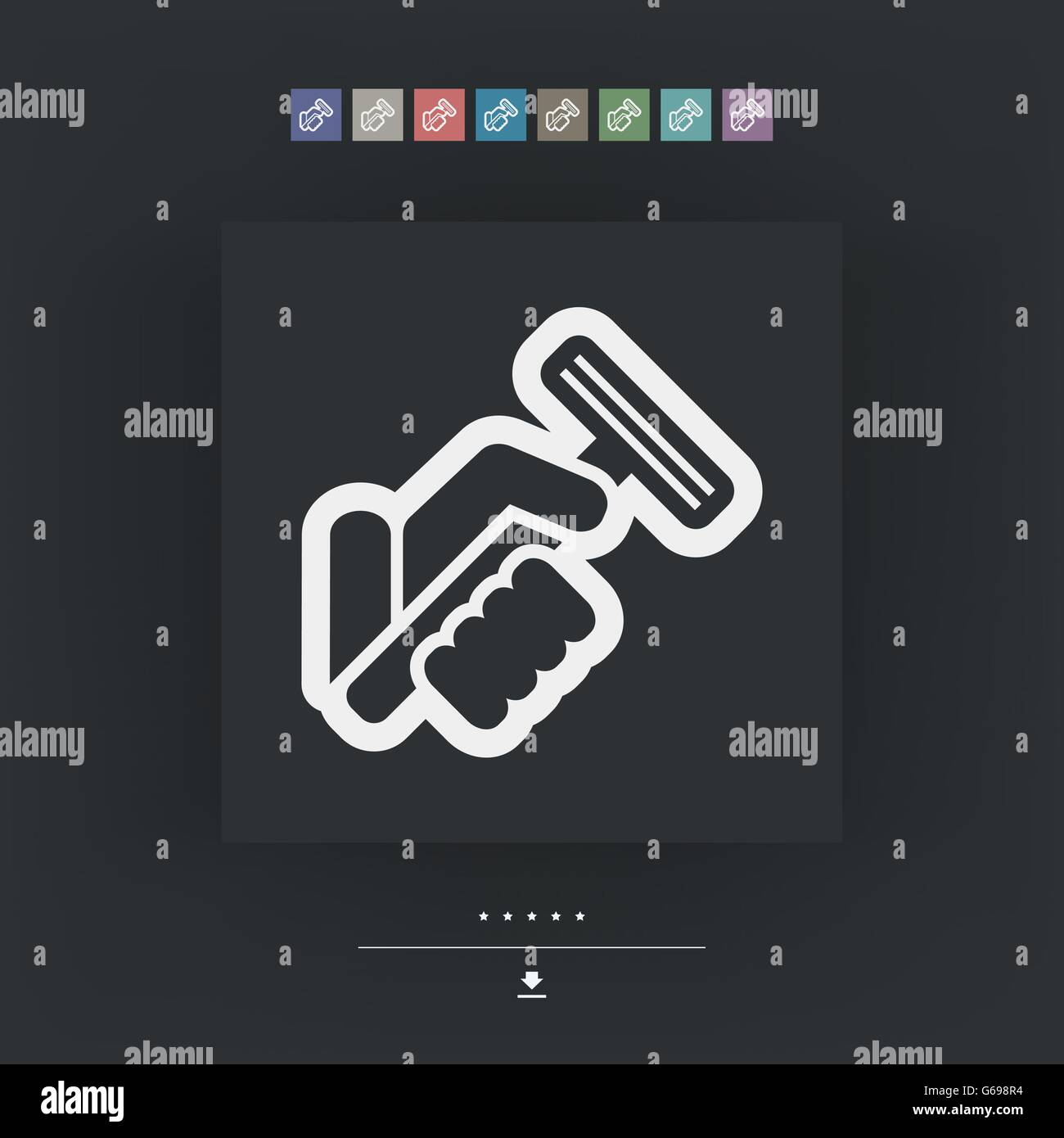 Razor icon Stock Vector Images - Alamy