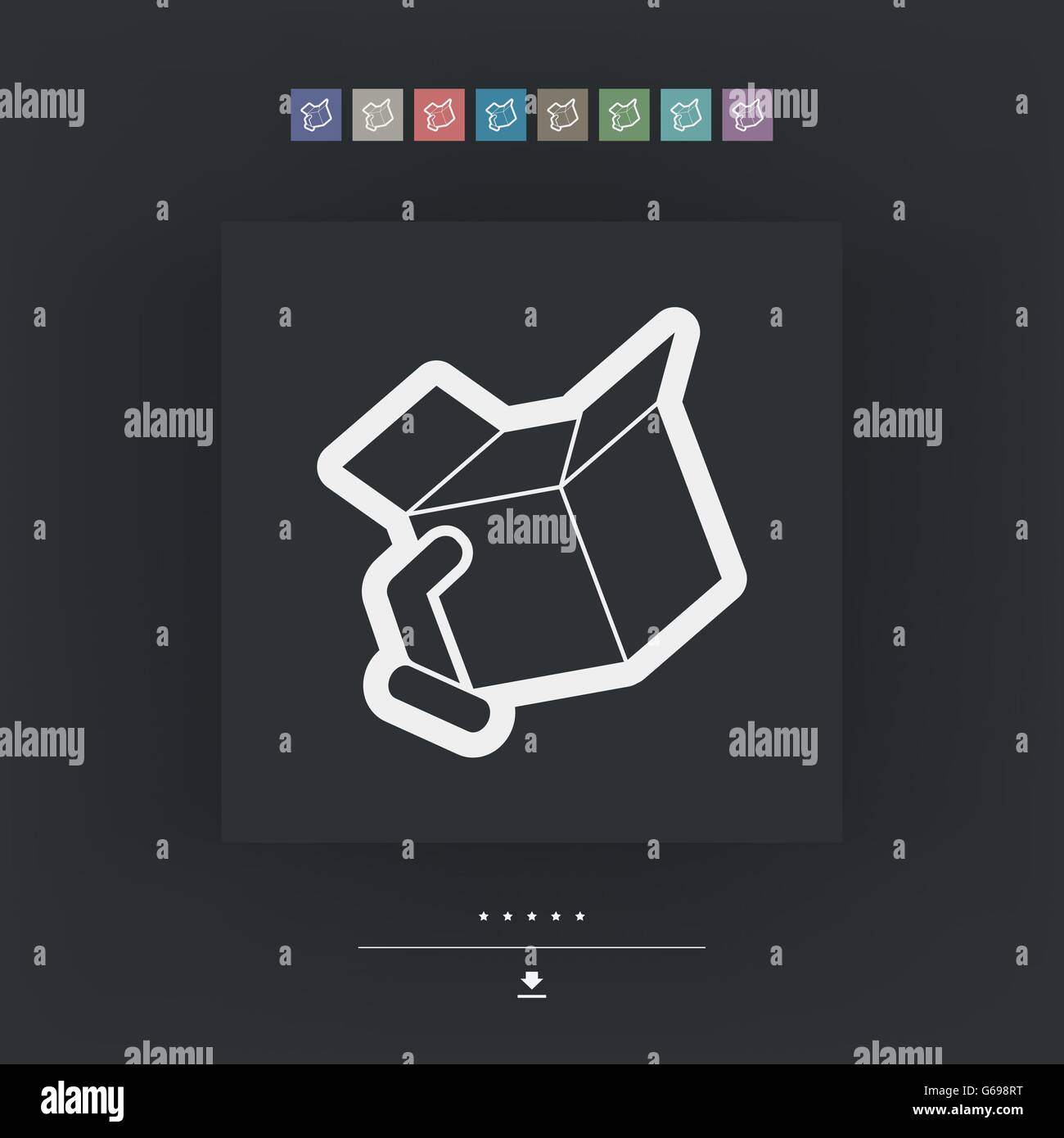 Packaging icon Stock Vector Images - Alamy