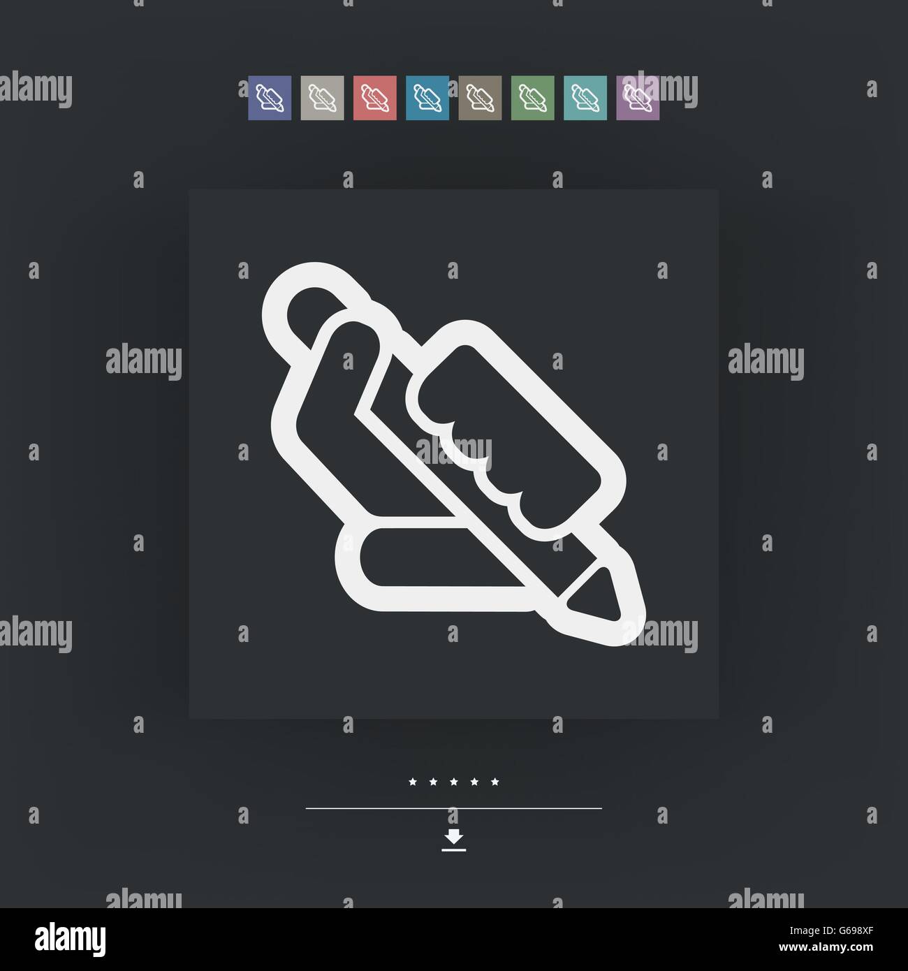 Power of the pen Stock Vector Images - Alamy