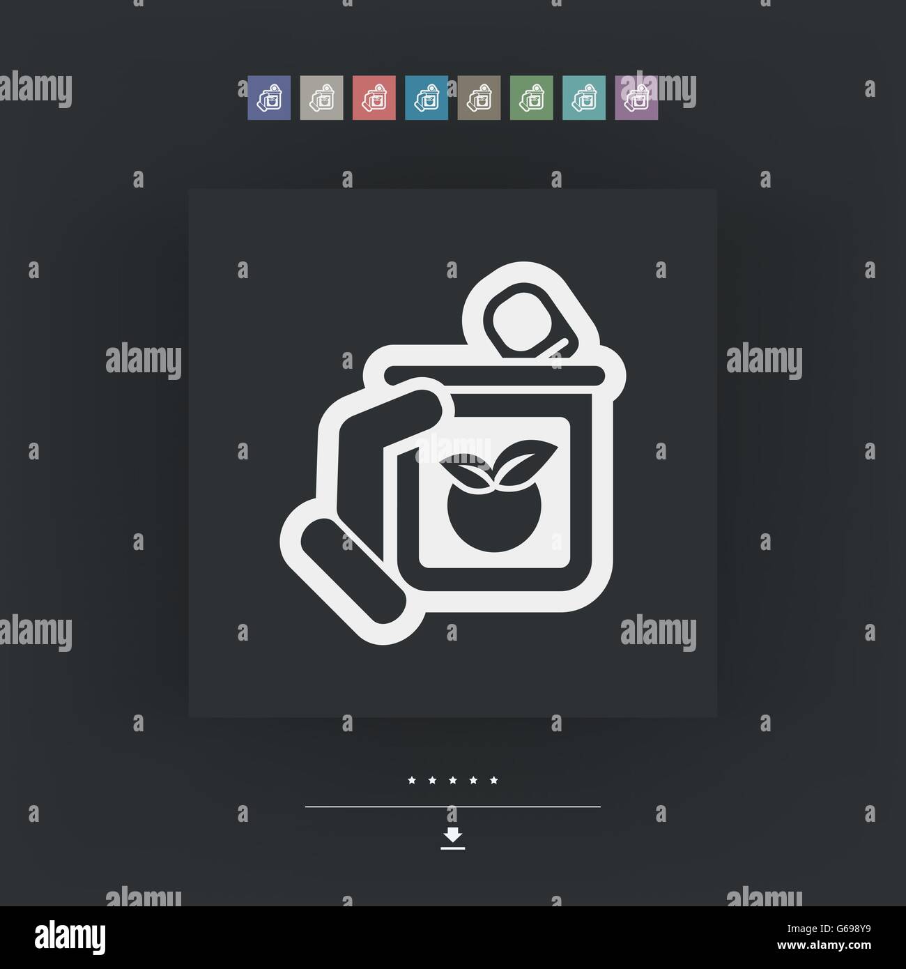 Tomatoes Food Packaging Stock Vector Images - Alamy