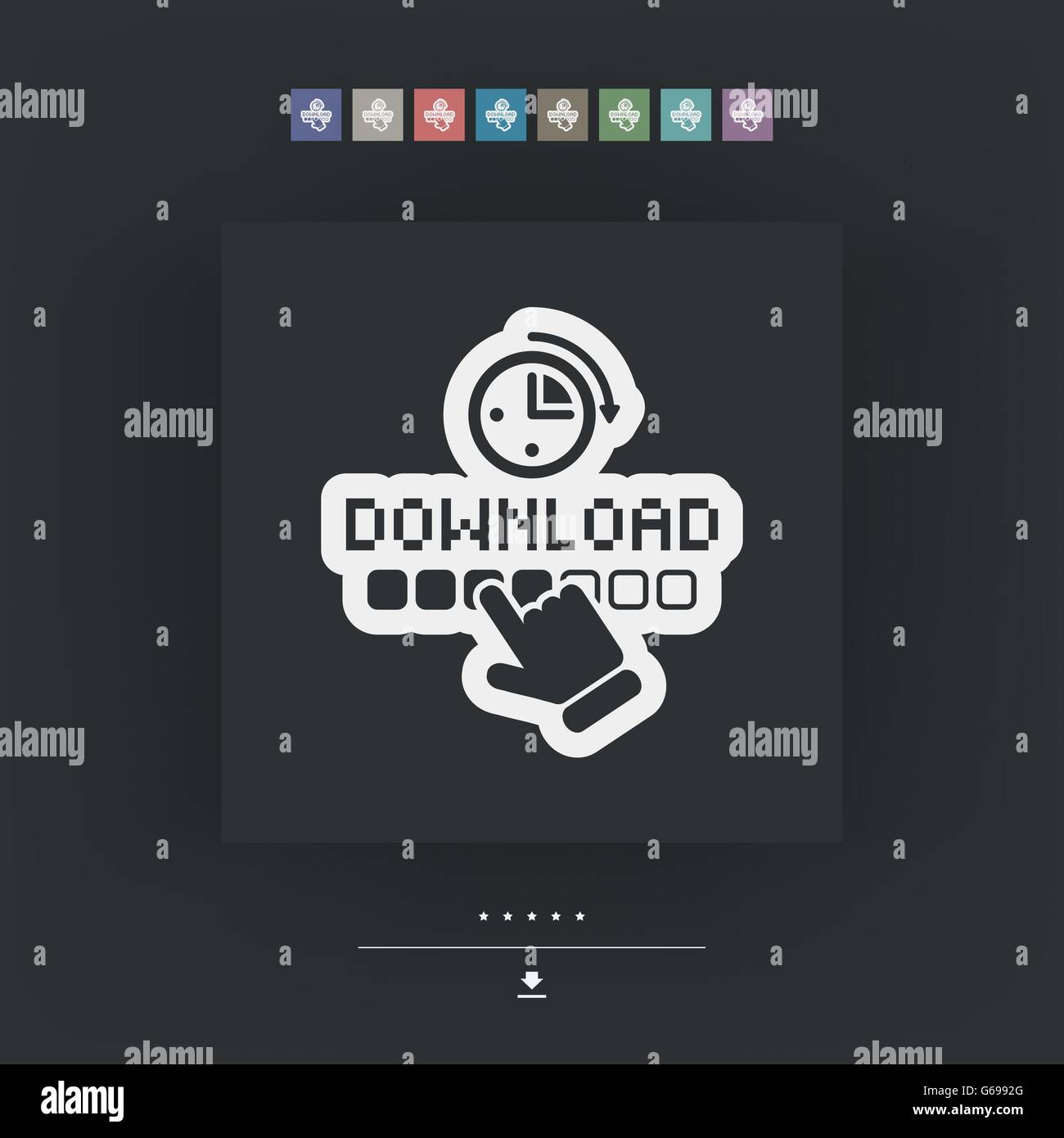 Timer download Stock Vector Images - Alamy
