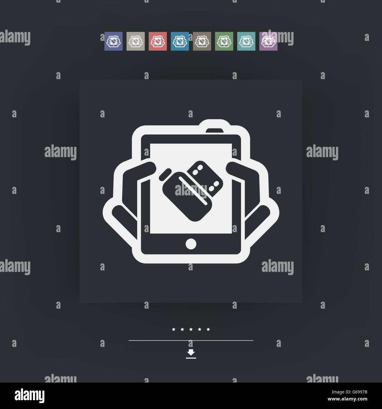 Photo application icon Stock Vector Image & Art - Alamy