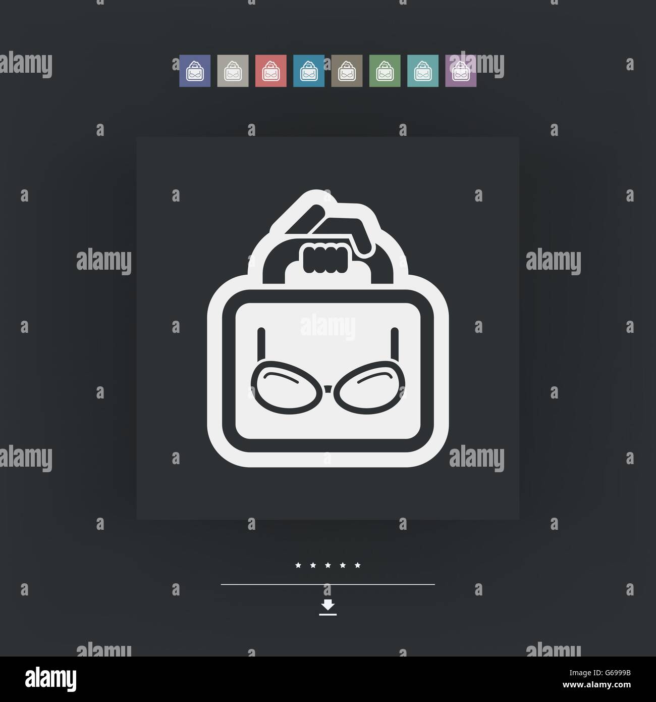 Hand Holding Eyeglasses Stock Vector Images Alamy