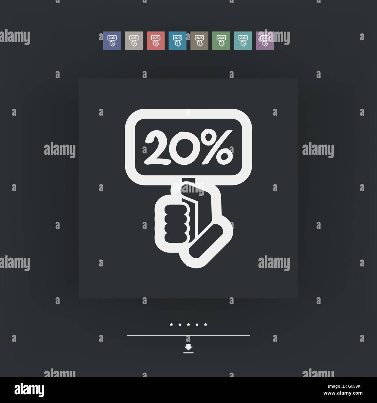 Discount label icon Stock Vector Image & Art - Alamy