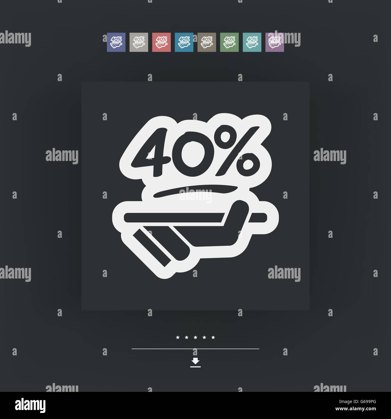 Discount label icon Stock Vector Image & Art - Alamy