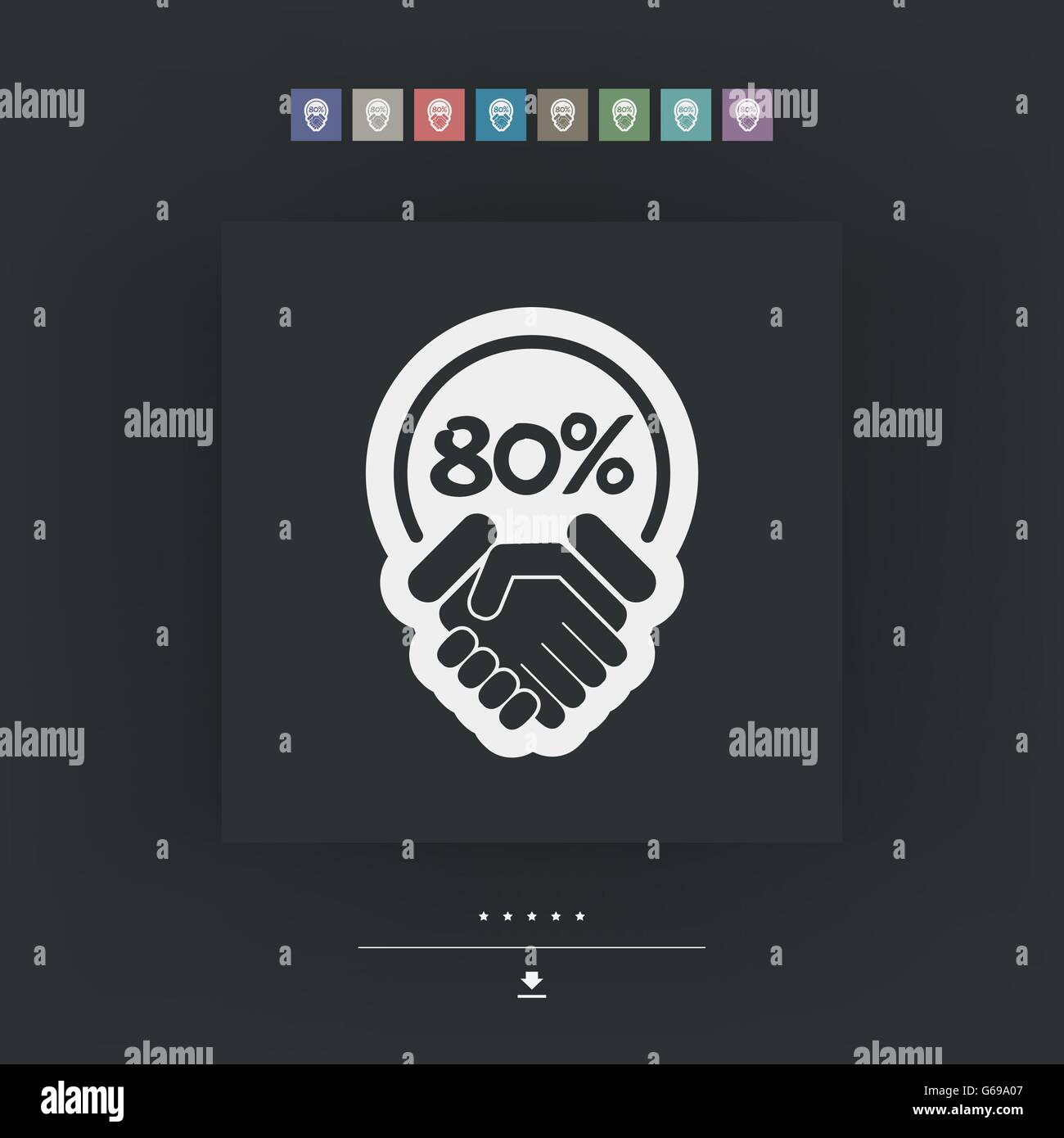 Discount label icon Stock Vector Image & Art - Alamy