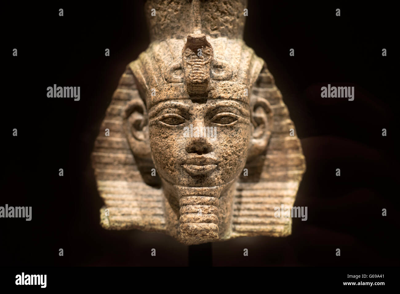 marble head sculpture of pharaoh from ancient Egypt Stock Photo - Alamy