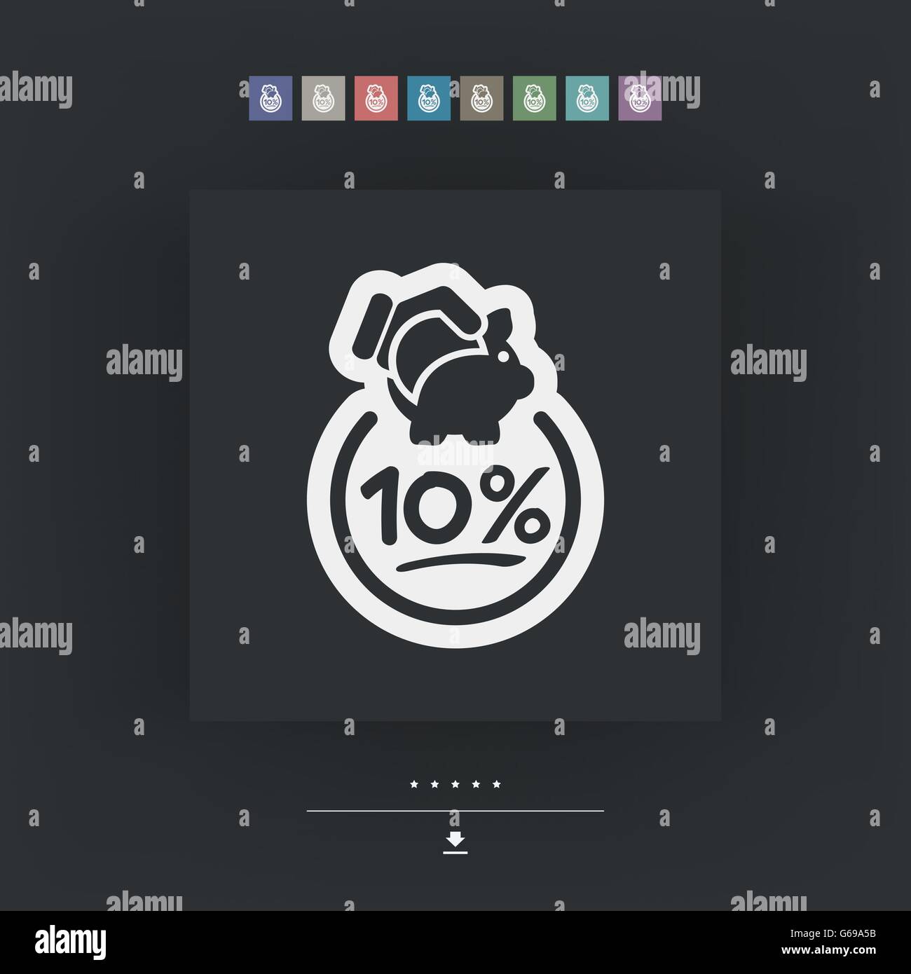 Discount label icon Stock Vector Image & Art - Alamy