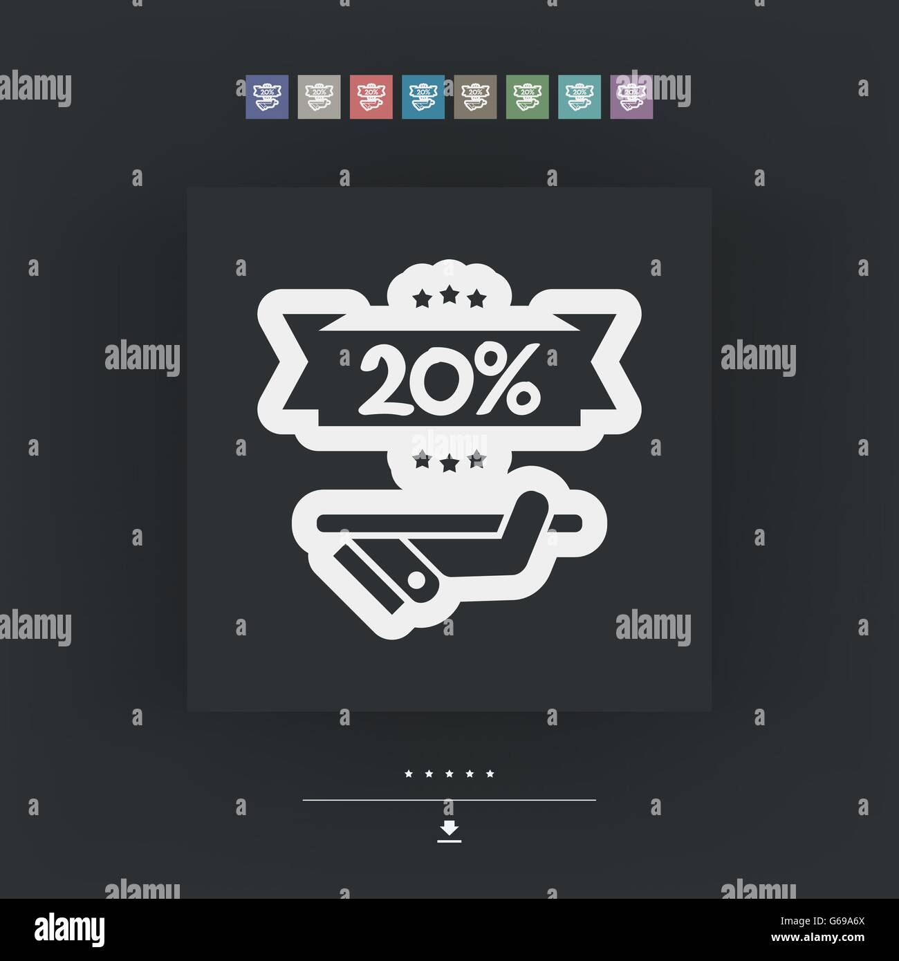 Discount label icon Stock Vector Image & Art - Alamy