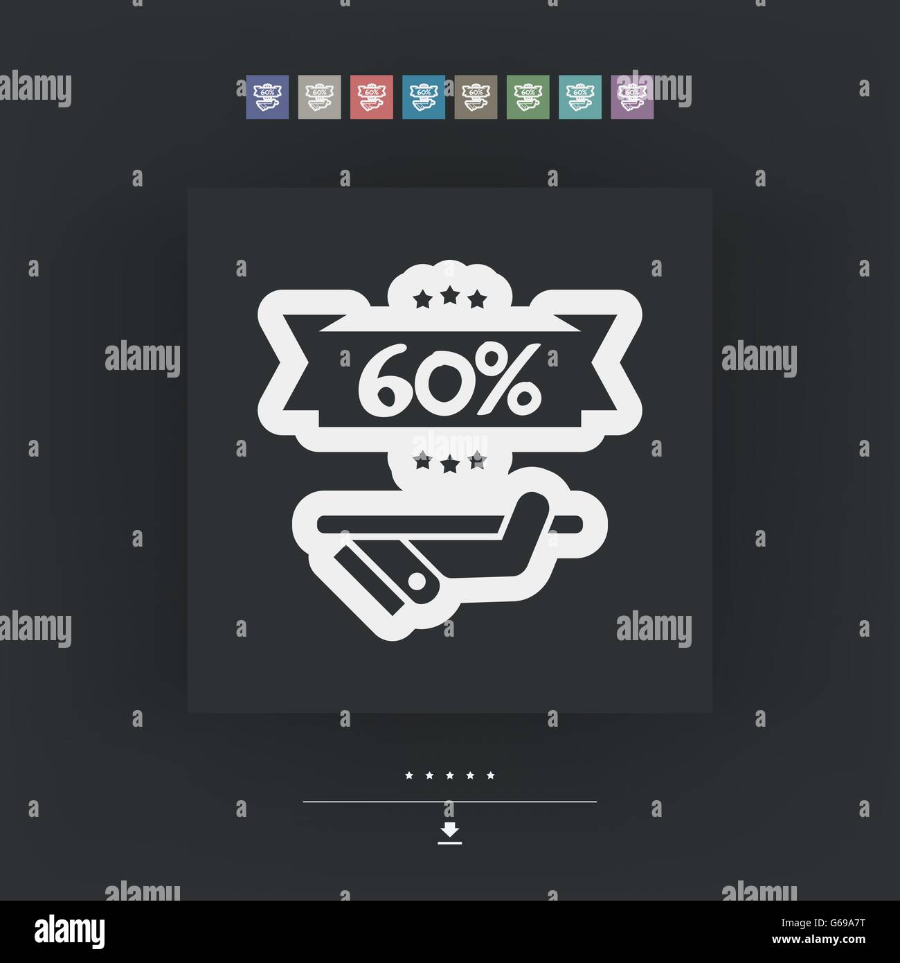Discount label icon Stock Vector Image & Art - Alamy