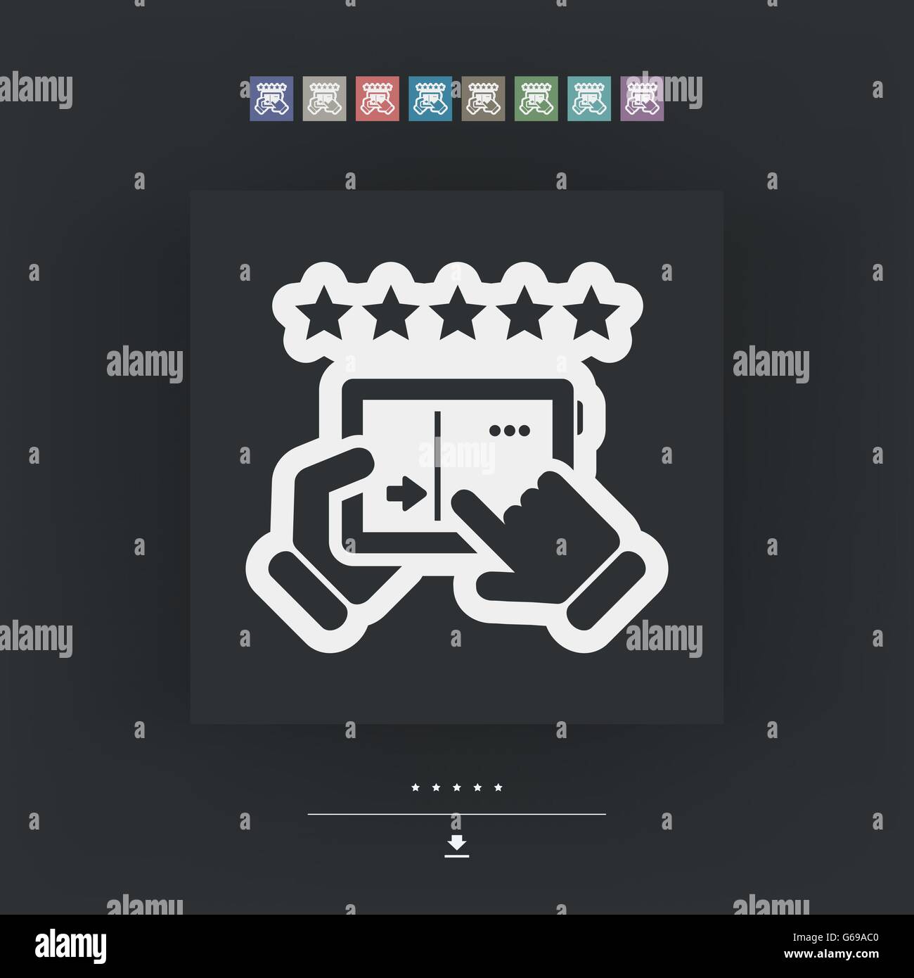 Top rated icon Stock Vector Images - Alamy