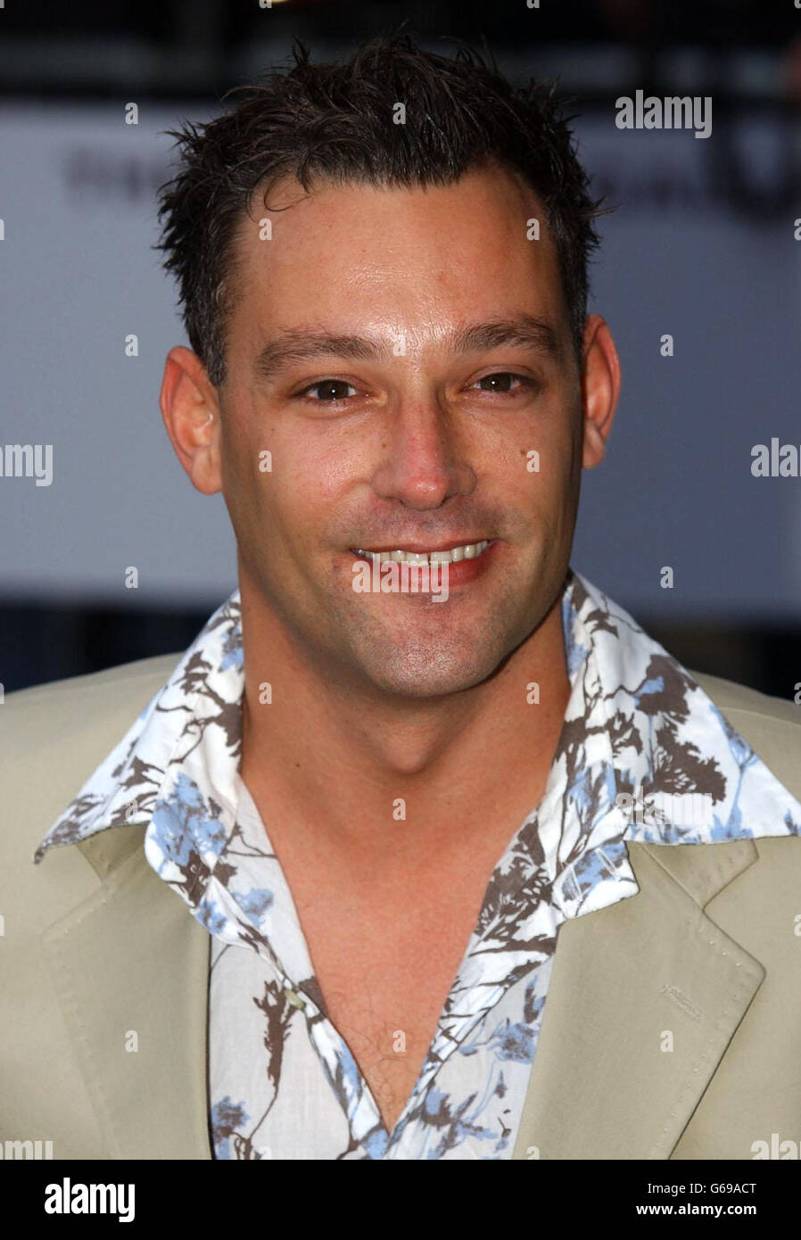 TV presenter Toby Anstis arriving at a party to celebrate the opening ...