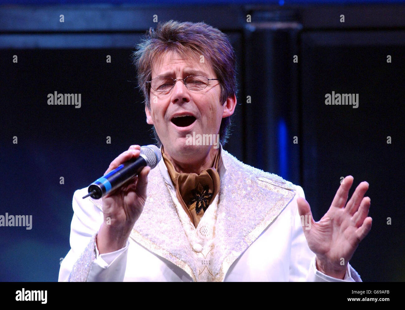 Cliff the Musical - Mike Read Stock Photo - Alamy