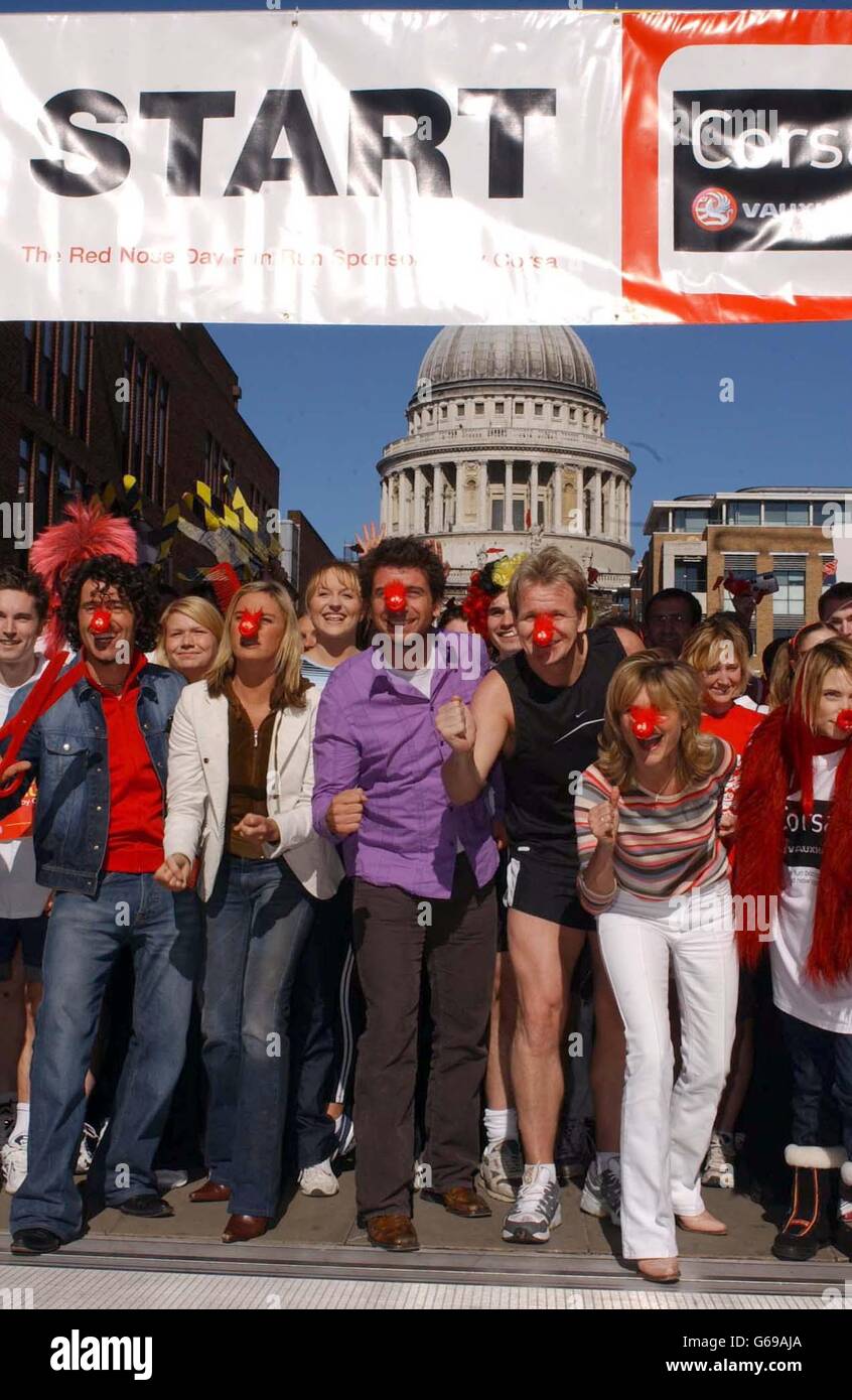 Comic Relief Fun Run Stock Photo - Alamy
