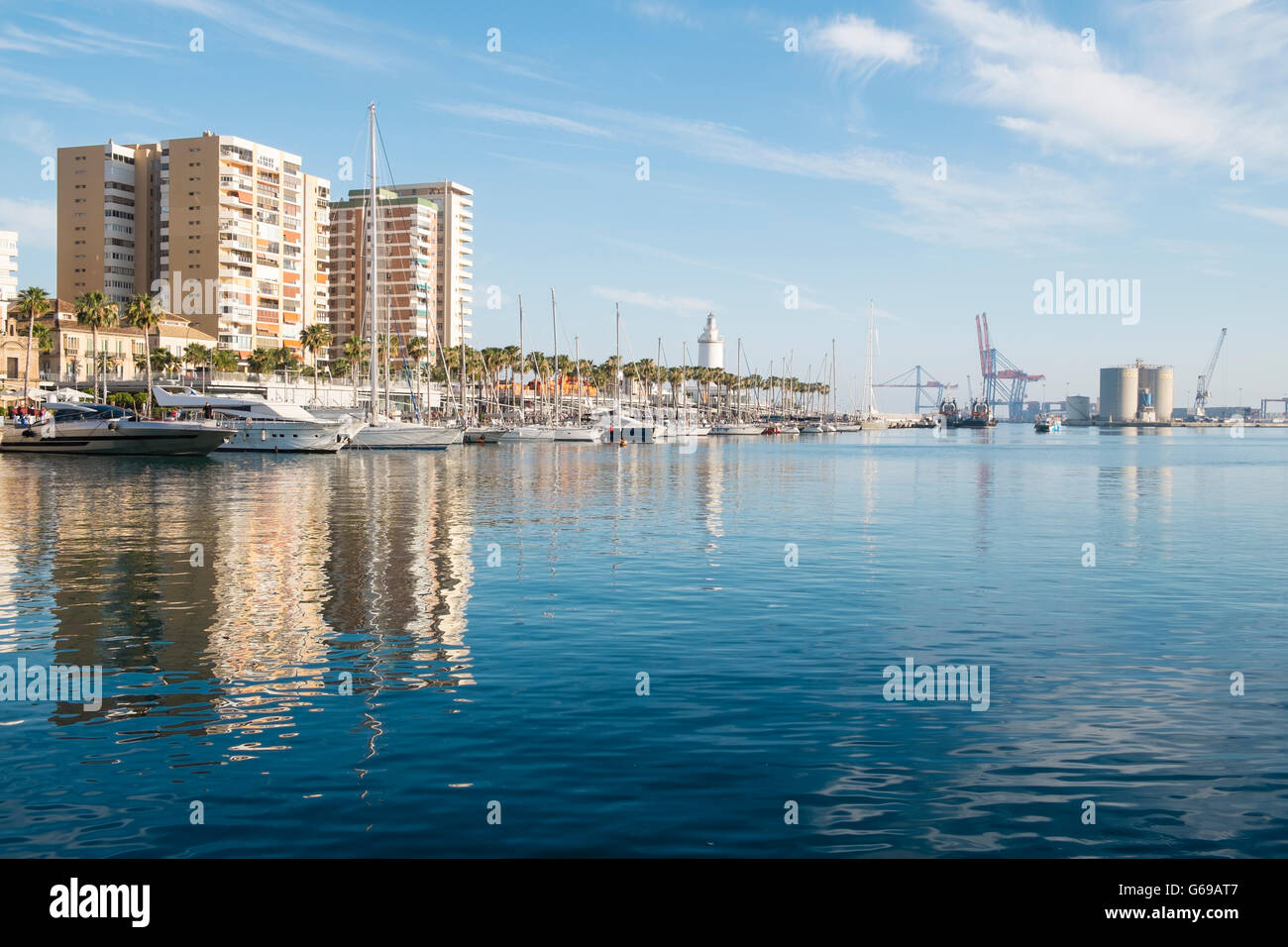 Muelle Uno, Port of Malaga, Malaga, Costa del Sol, Andalusia, Spain ...