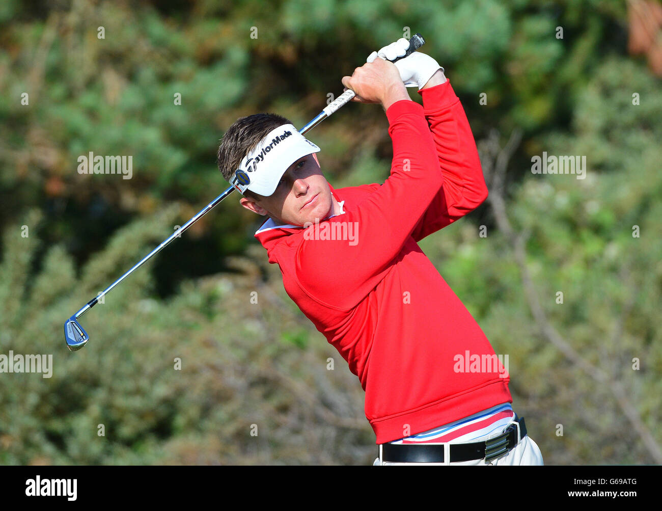 England's Garrick Porteous during practice day four for the 2013 Open ...