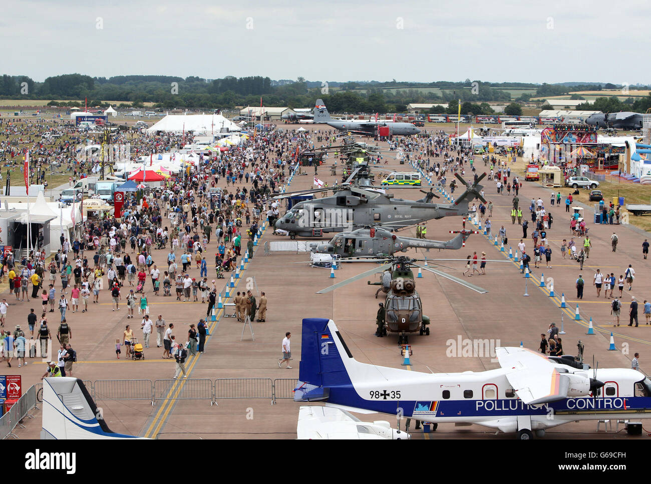 Royal International Air Tattoo. A general view of The Royal ...