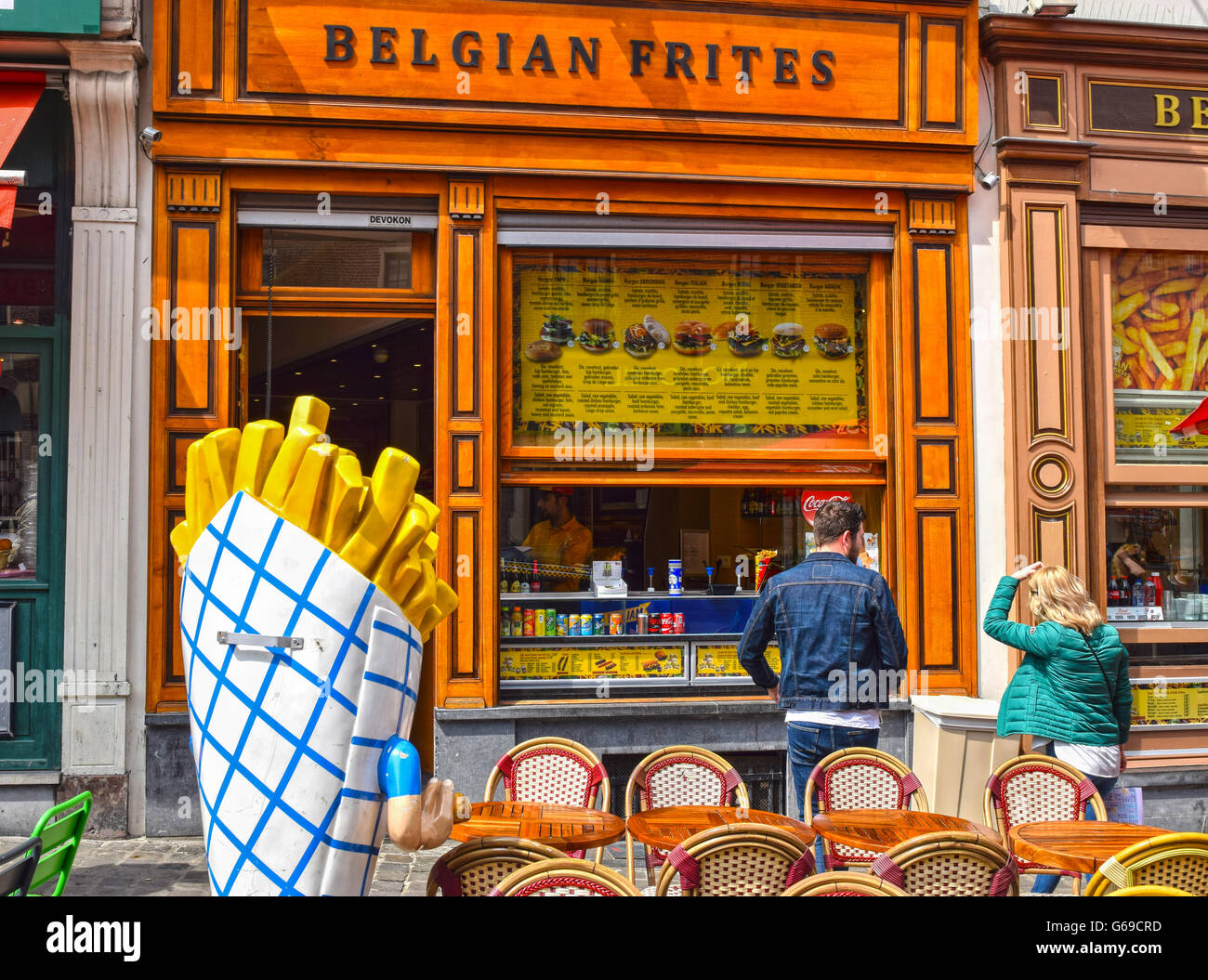 Belgian Frites High Resolution Stock Photography and Images - Alamy
