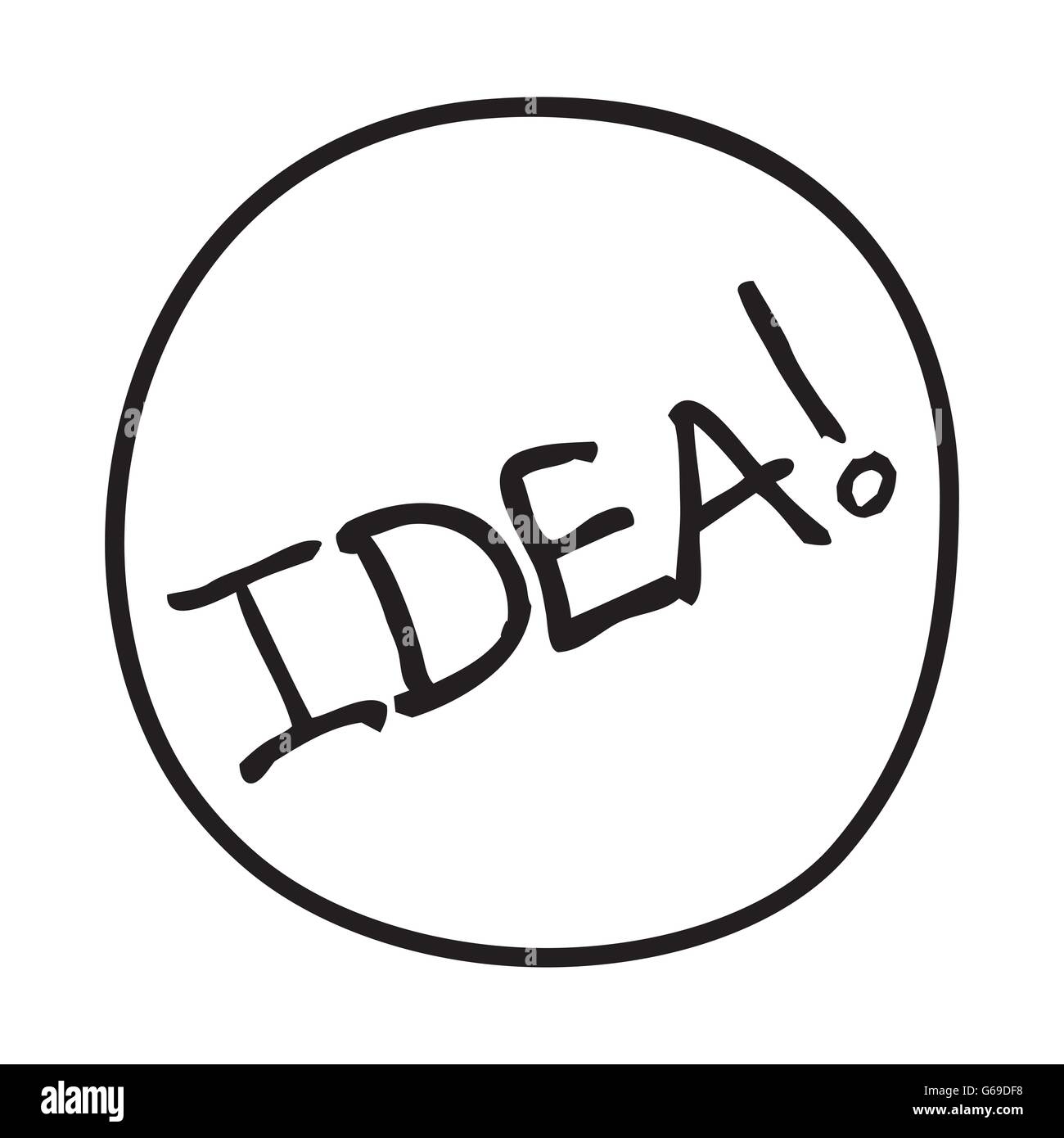 Font icon in doodle Stock Vector Images - Alamy