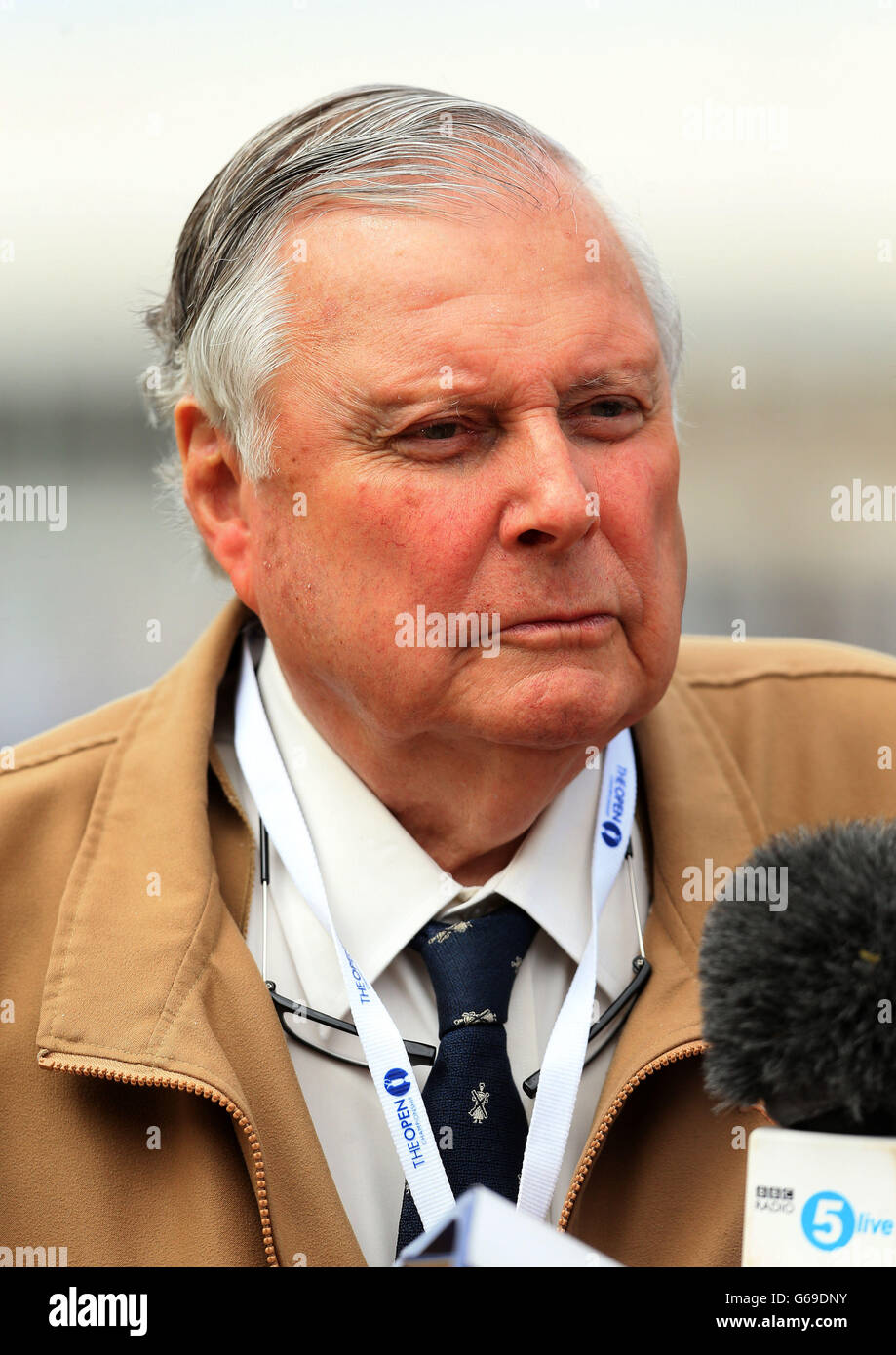 BBC television presenter and commentator Peter Alliss during day four ...