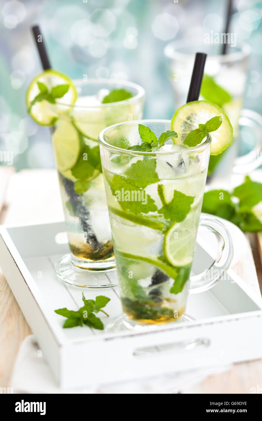 Refreshing lime tea hi-res stock photography and images - Alamy