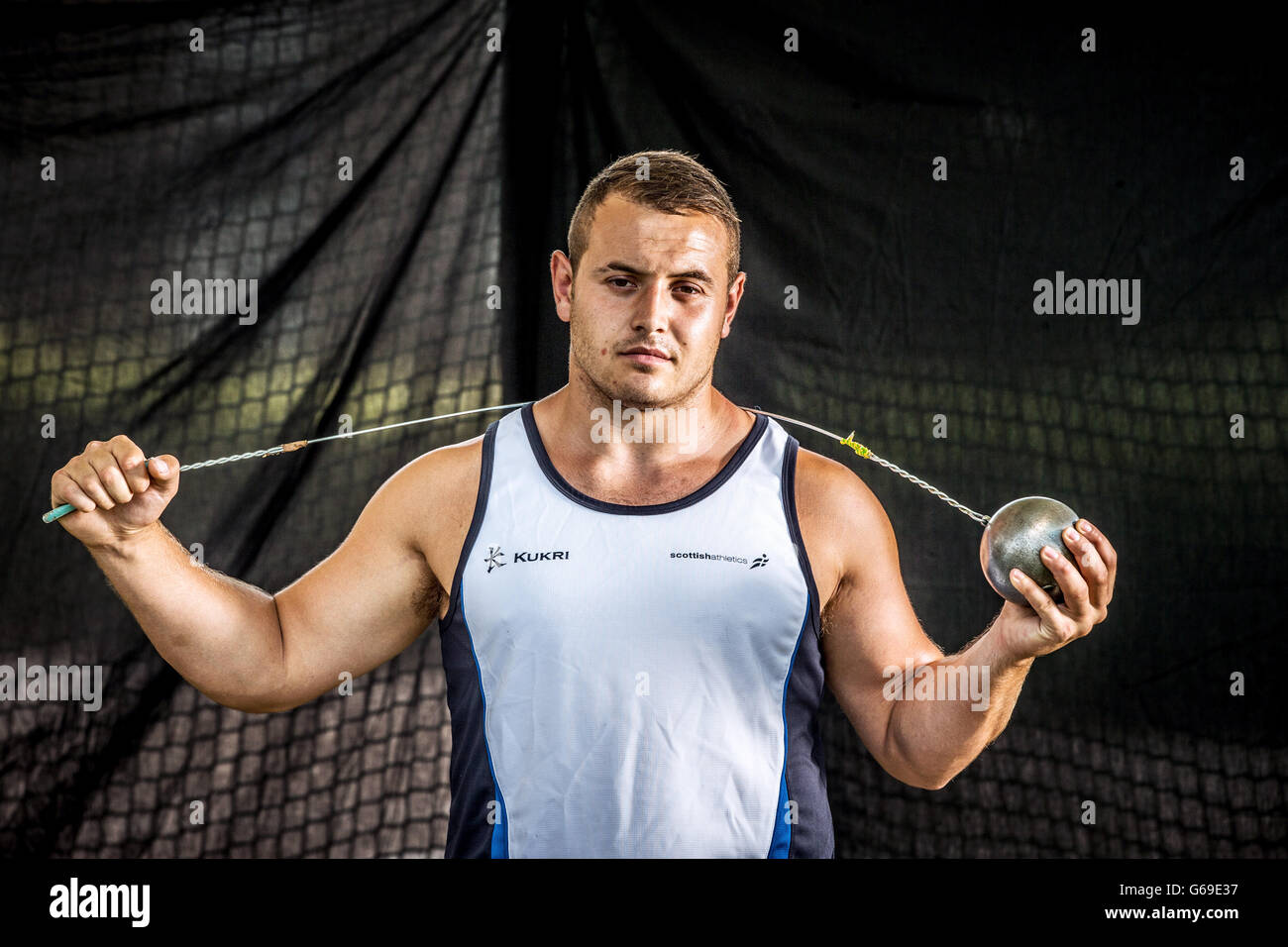 Hammer thrower Mark Dry. Highlands hammer thrower Mark Dry will have no ...