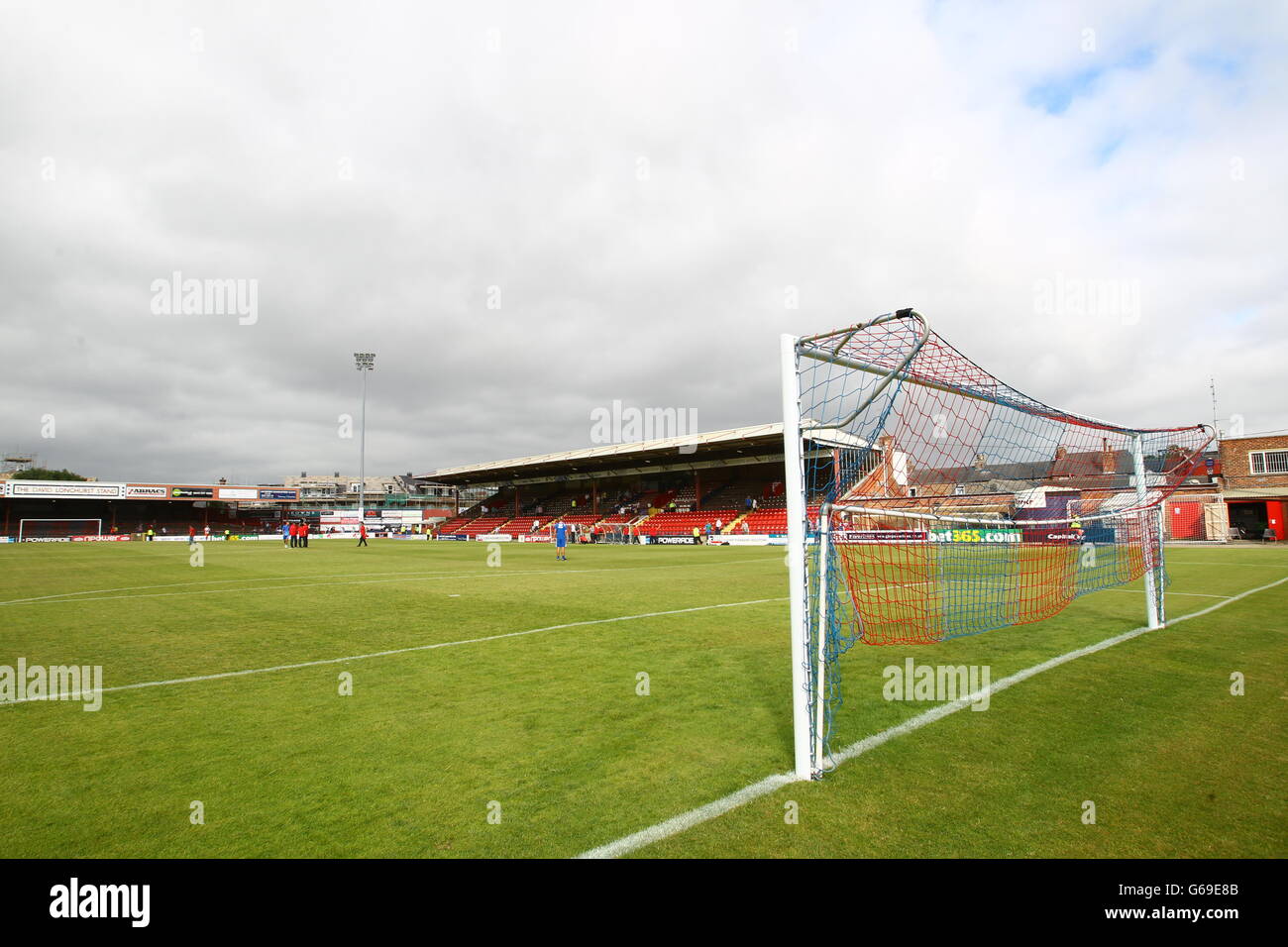 General view of Bootham Crescent football ground in York Stock Photo ...