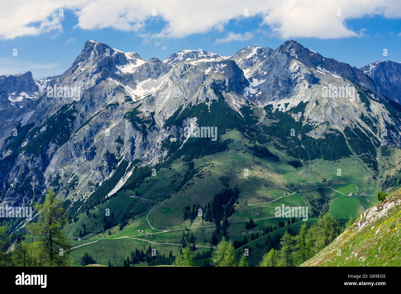 Tennengebirge mountains in Salzburger Land, Austria Stock Photo - Alamy