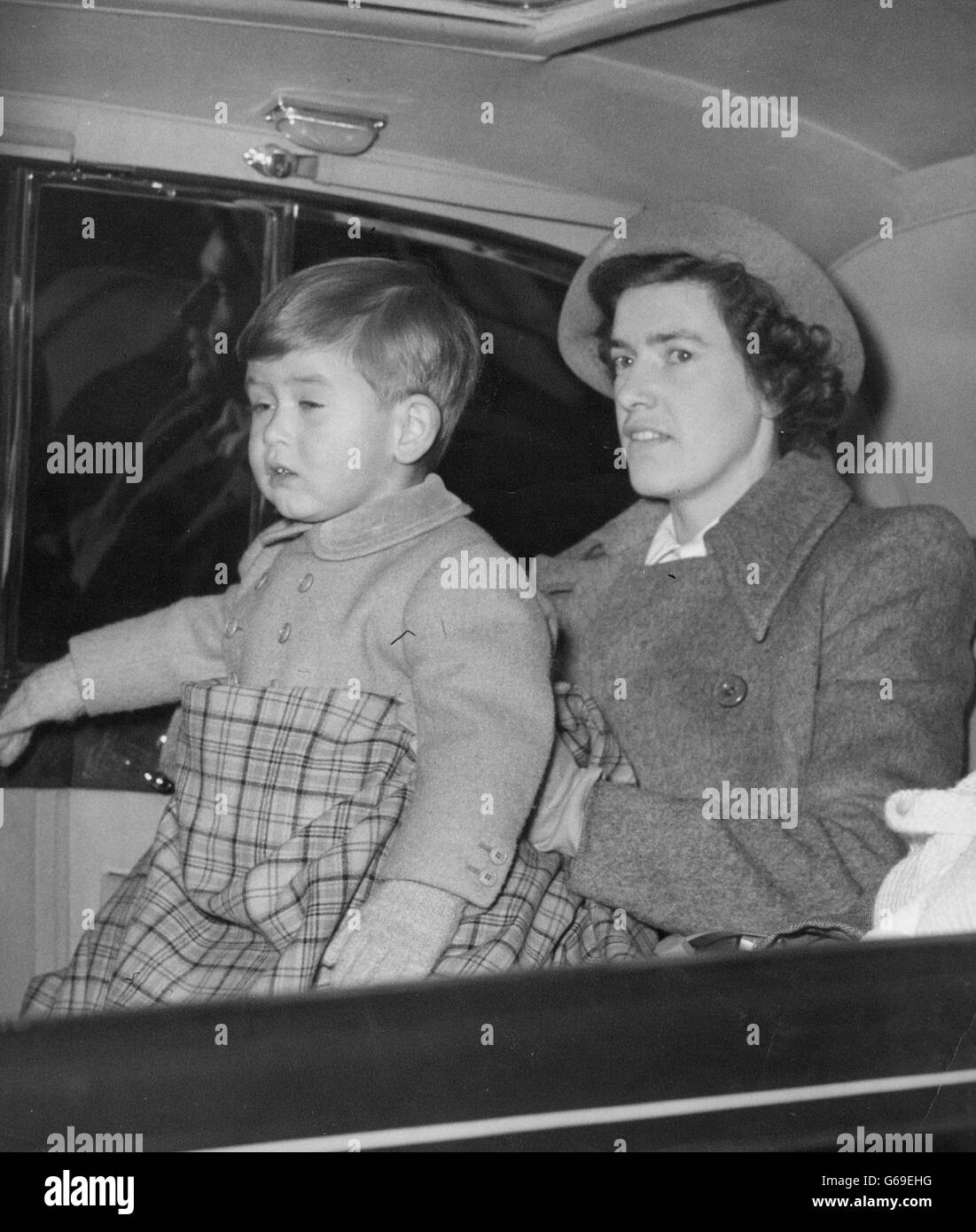 Royalty - Royal car - Prince Charles with nurse Lightbody - Clarence ...