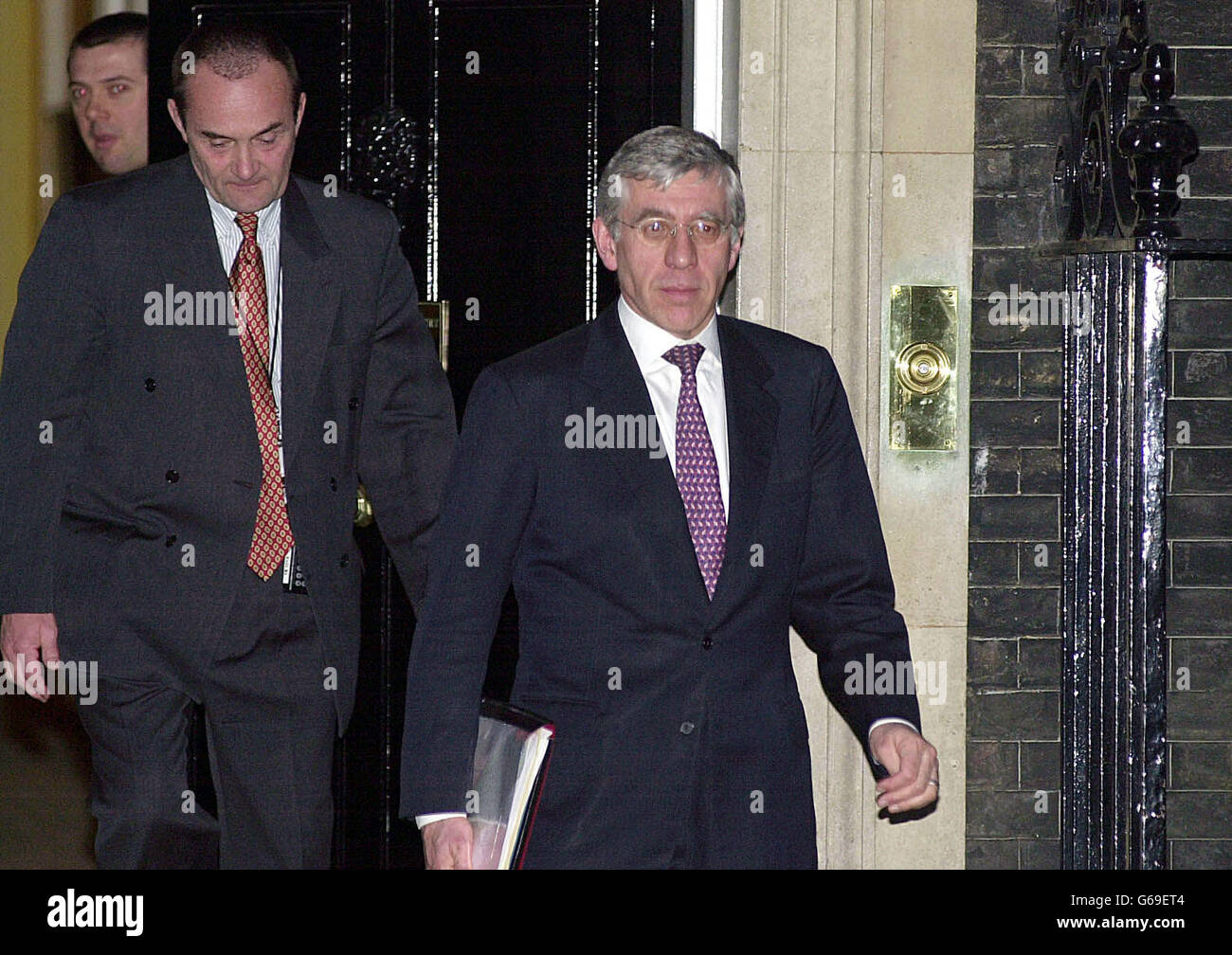 Foreign Secretary Jack Straw Stock Photo - Alamy