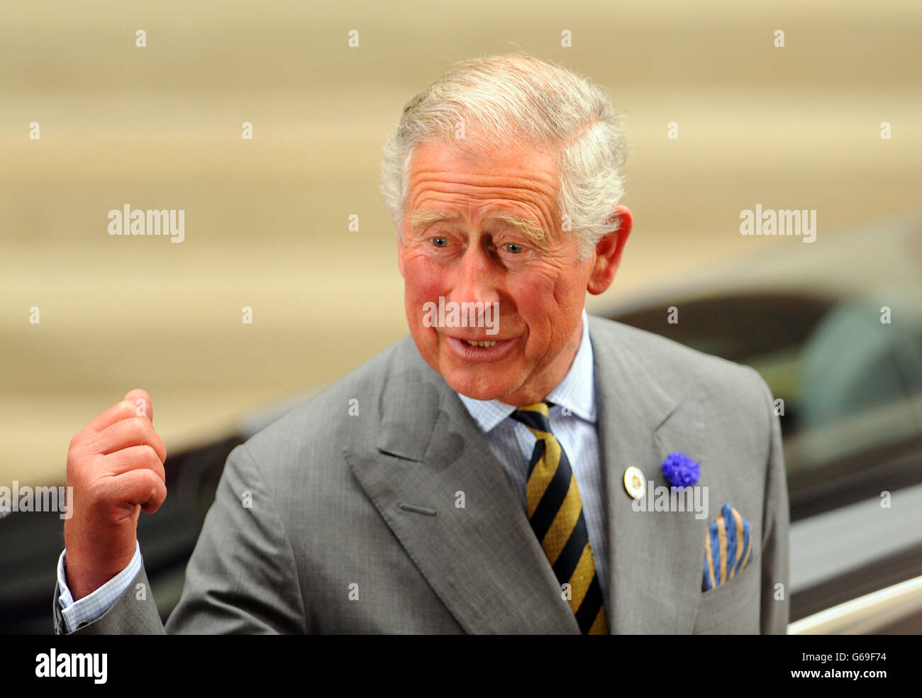 Birth of Prince George of Cambridge Stock Photo - Alamy