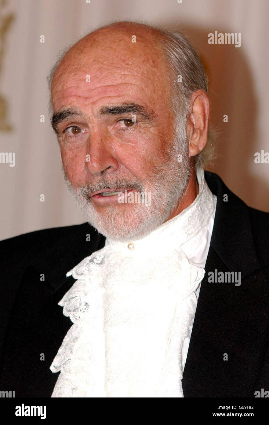 Actor Sean Connery at the 75th Academy Awards, Oscars, at the Kodak ...