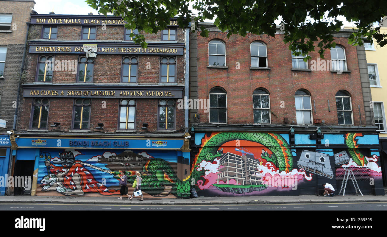 Dublin Graffiti artist Omin finishes work on his new mural depicting ...