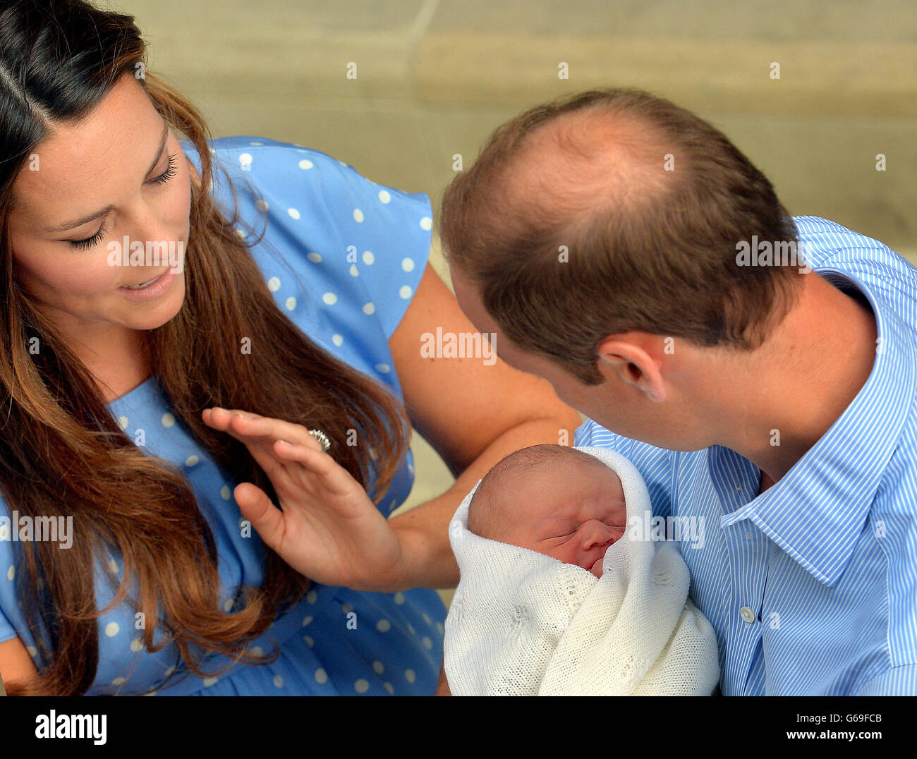 Birth of Prince George of Cambridge Stock Photo - Alamy