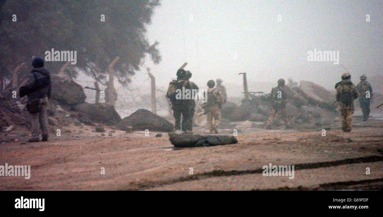 British Forces in Az Zubaya Stock Photo - Alamy