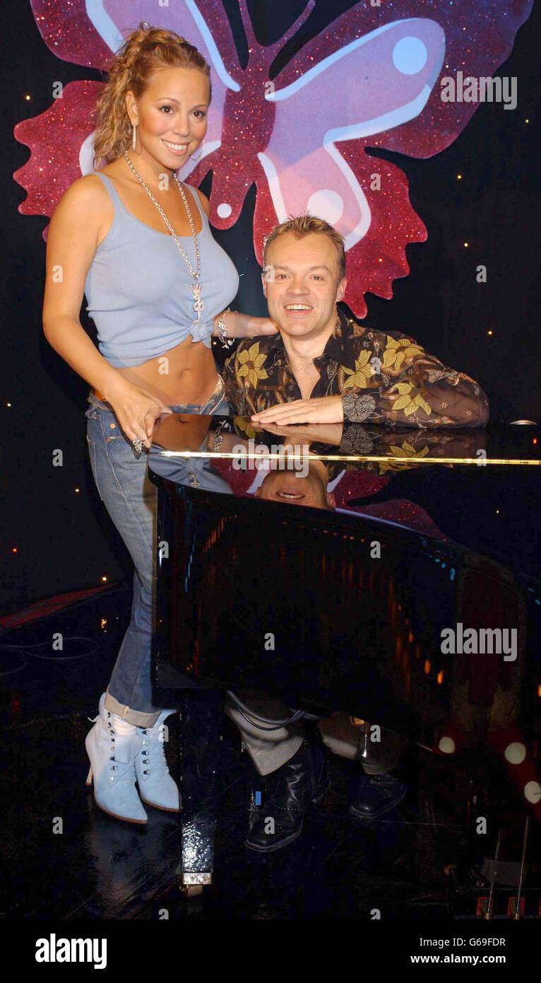 Mariah Carey Graham Norton Show Stock Photo - Alamy