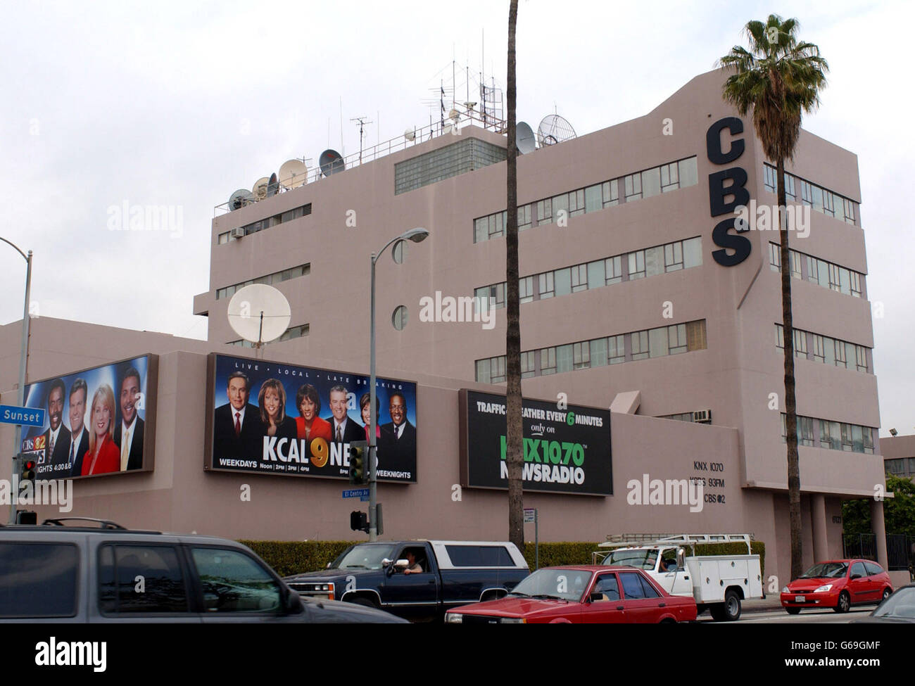 General View of the CBS Television studios in Los Angeles, California ...