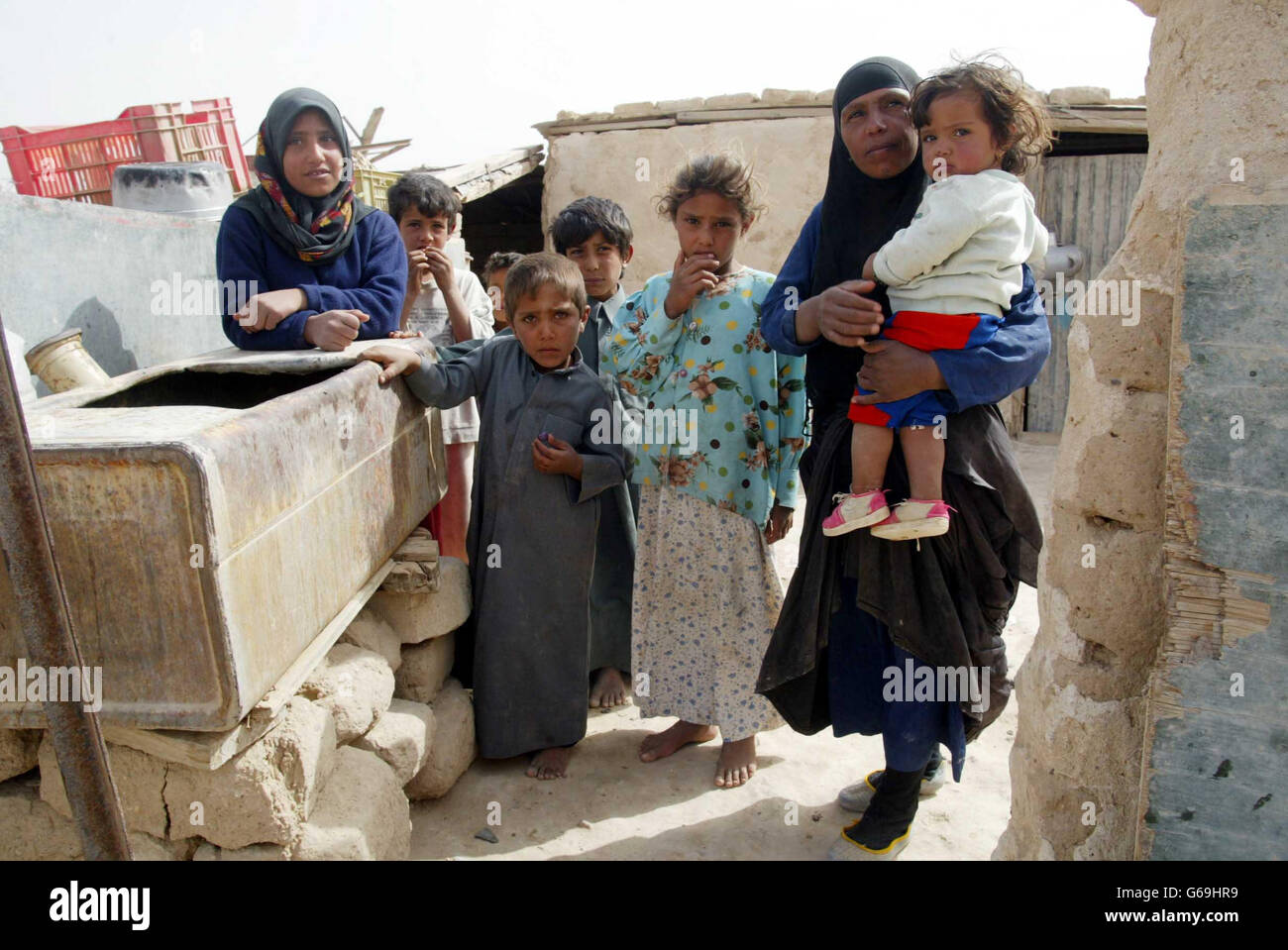 Children Of Marsh Arabs Of Southern Iraq High Resolution Stock ...