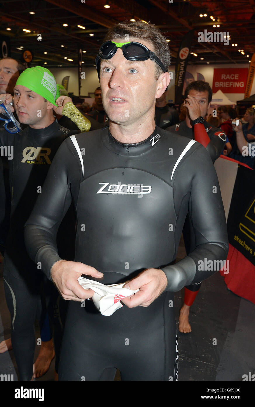 Gerry McCann - Virgin Active London Triathlon Stock Photo - Alamy