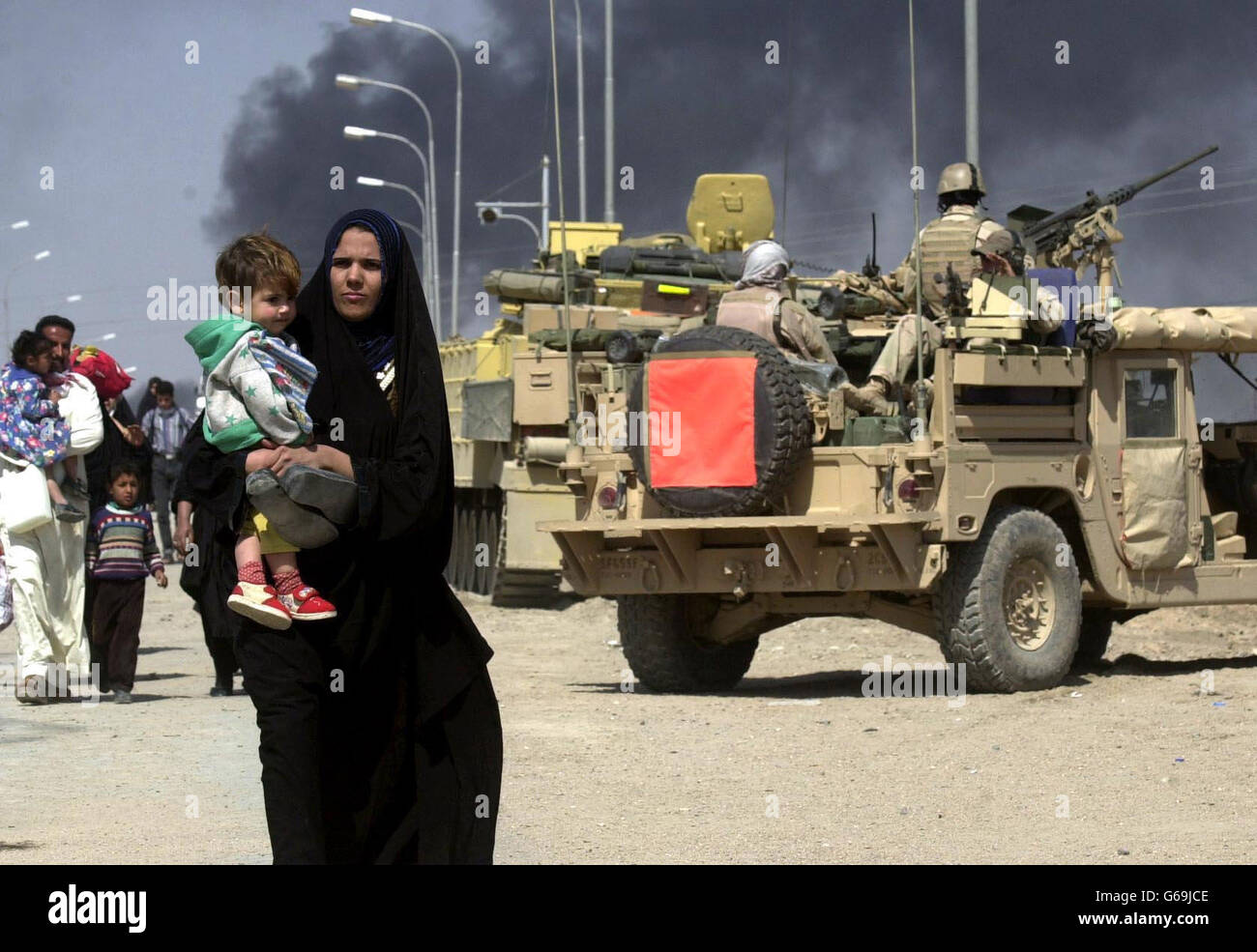 Iraq War Basra attack Stock Photo - Alamy