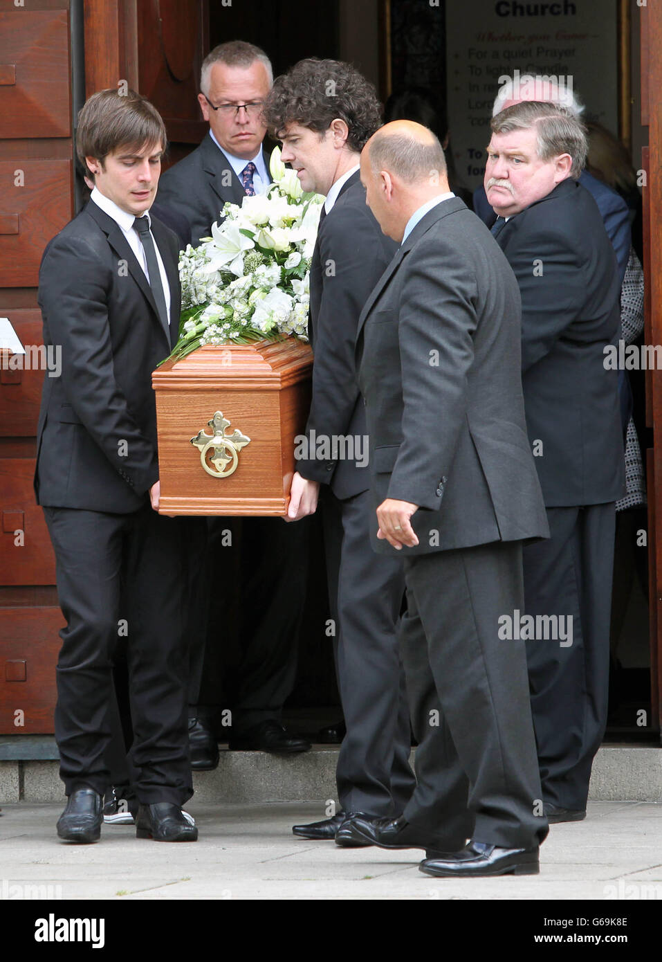 Colm Murray funeral Stock Photo - Alamy