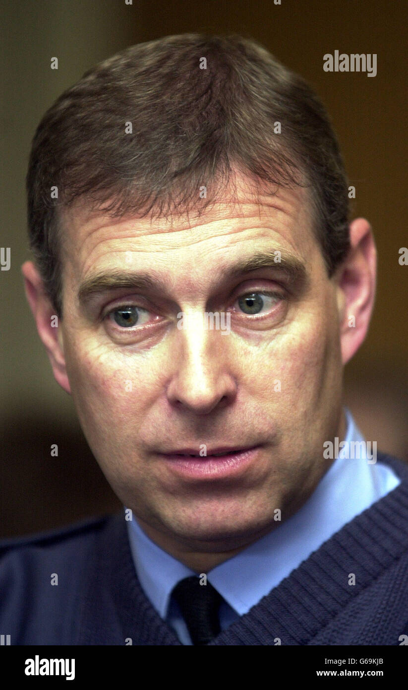 Honorary Air Commodore at RAF Lossiemouth Prince Andrew meets families ...